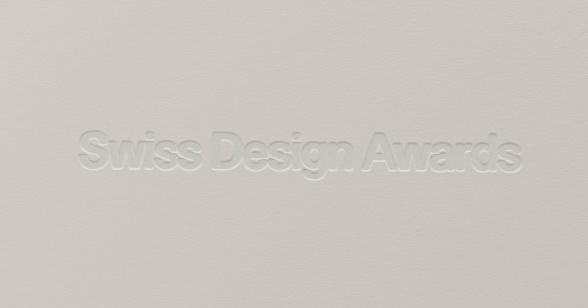 Swiss Design Awards 2025